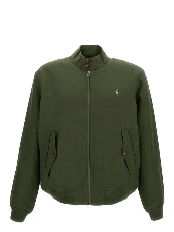 Polo Ralph Lauren Short Linen Jacket - Green