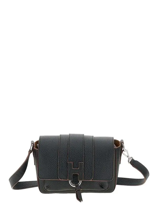 Hogan H01x Flap Bag - Black
