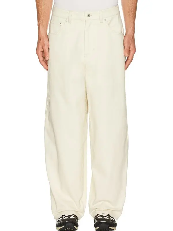METALWOOD STUDIO 5-pocket Twill Pant - Natural