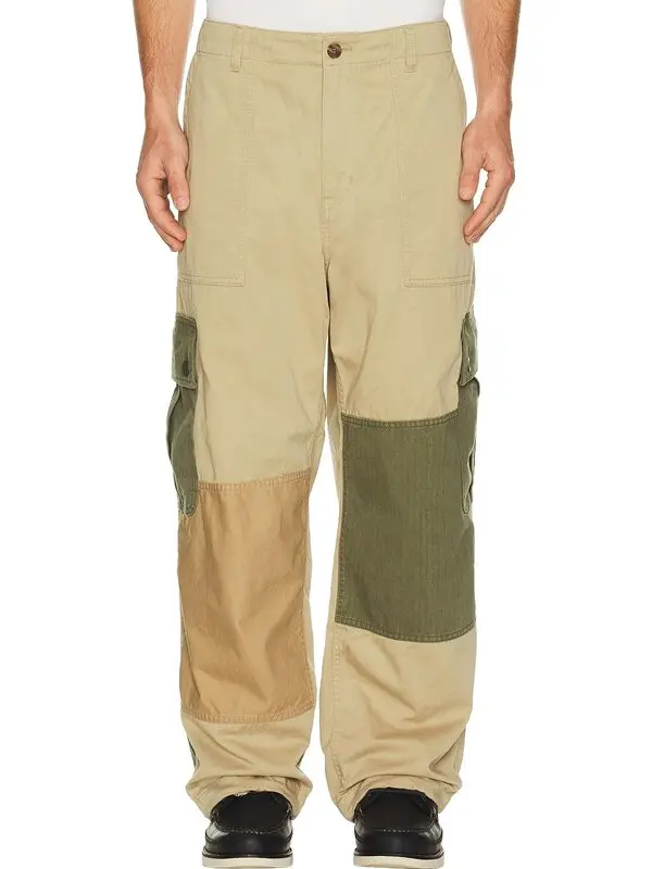 Comme Des Garçons Cargo Pocket Pants - Beige & Khaki