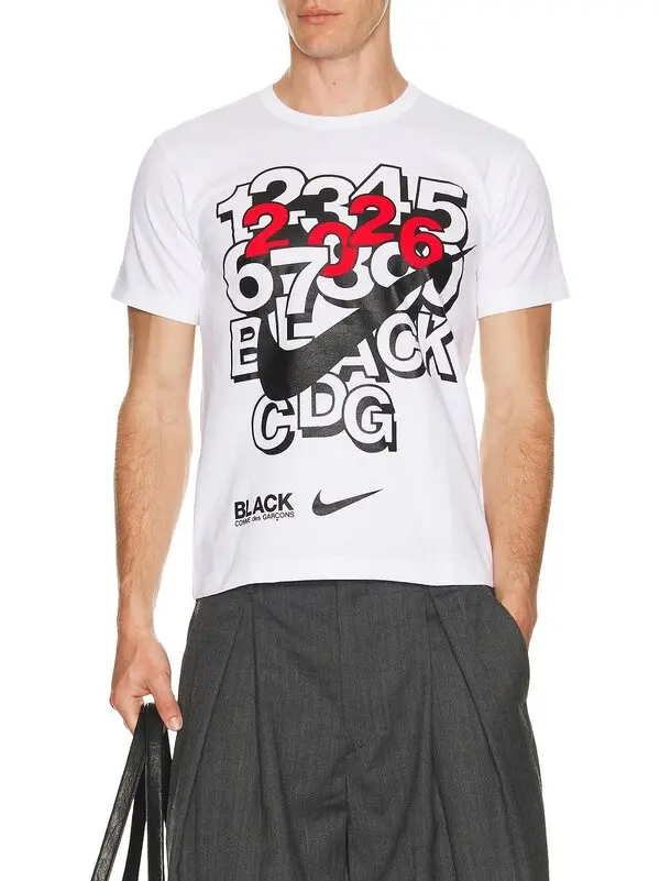 Comme Des Garçons X Nike Tee - White