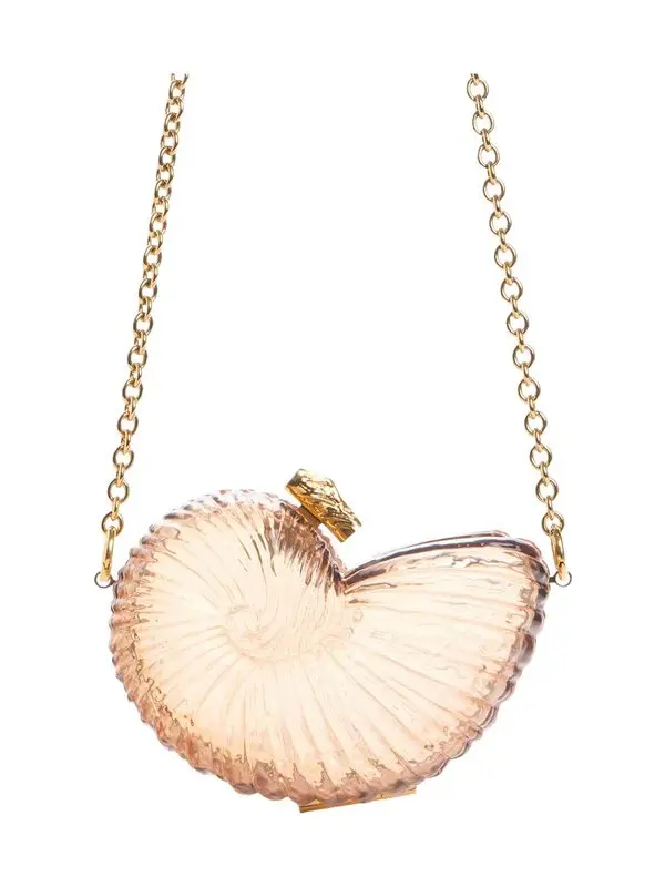 Chloé Sea Treasures Clutch - Woodrose
