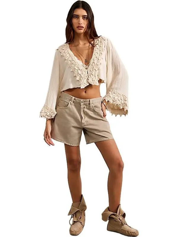 Citizens Of Humanity Billie Relaxed Denim Shorts - Burnished Quartz