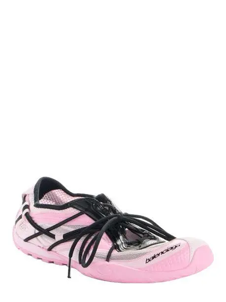 Balenciaga Radar Mesh Slip-on Sneakers - Pink/black