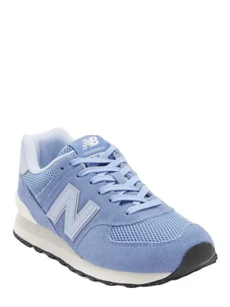 NEW BALANCE 574 Lace-up Sneakers - Blue Indigo/nb White