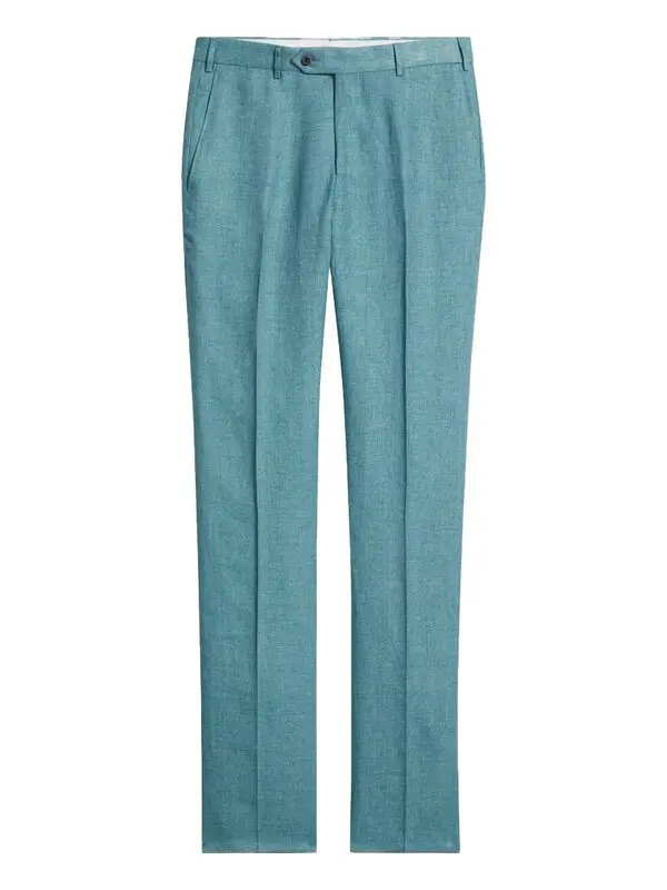 Zanella Parker Linen Pants - Turquoise