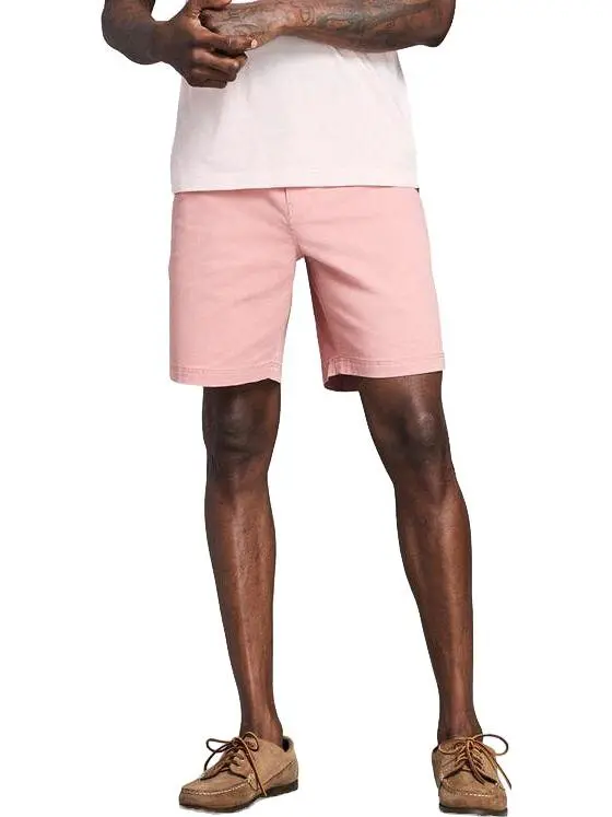 Billy Reid Stretch Cotton Chino Shorts - Salmon