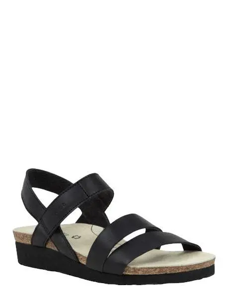 Naot Kayla Arch Pro Sandals - Black Leather