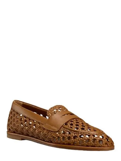STUART WEITZMAN Spencer Woven Loafer - Boho Tan