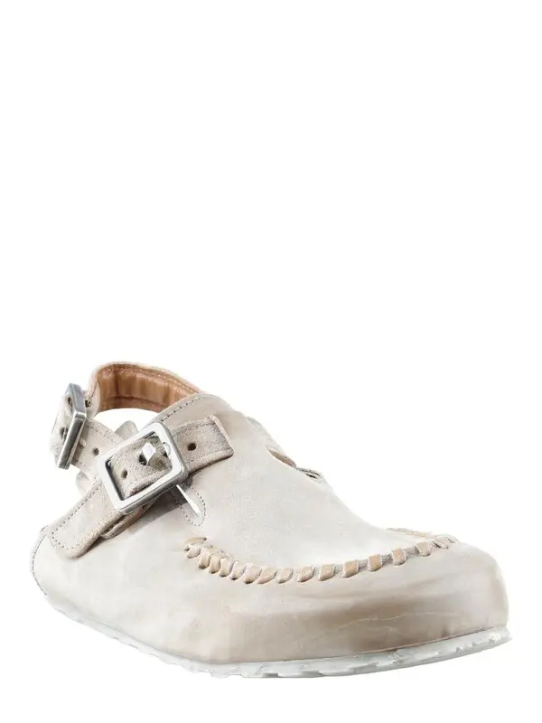 A.S.98 Reid Slingback Clogs - Taupe
