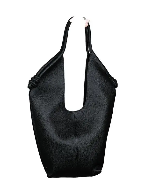 PROLOGUE SHOES Santana Slouchy Shoulder Bag - Black