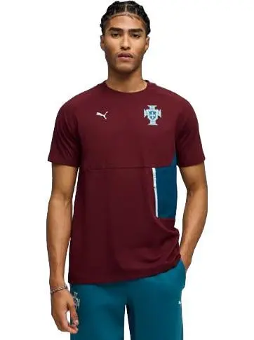 PUMA Portugal National Team Tech Pocket T-shirt - Maroon