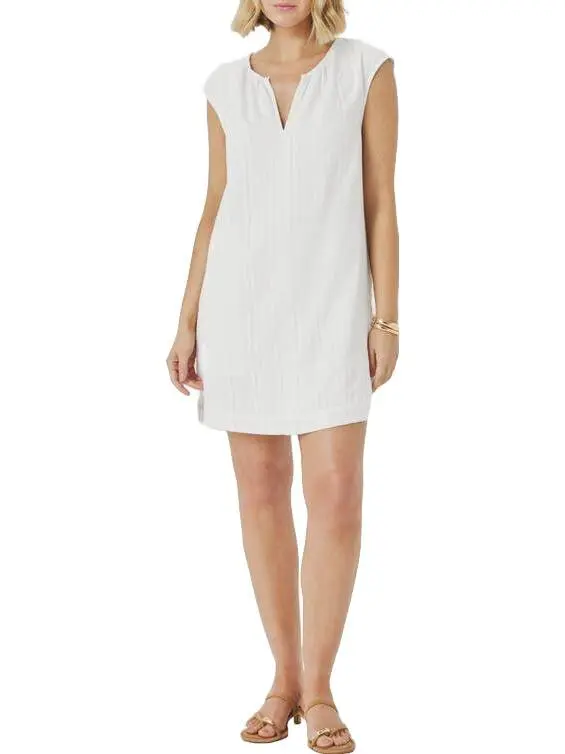 Splendid Meadow Mini Shift Dress - White