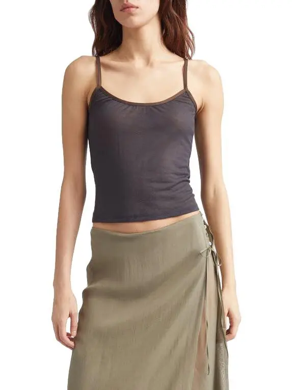 Paloma Wool Nasem Cotton Blend Jersey Camisole - Grey