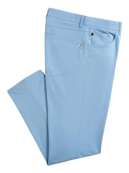 ASHWORTH GOLF 5 Pocket Stretch Warp Pant - Chambray