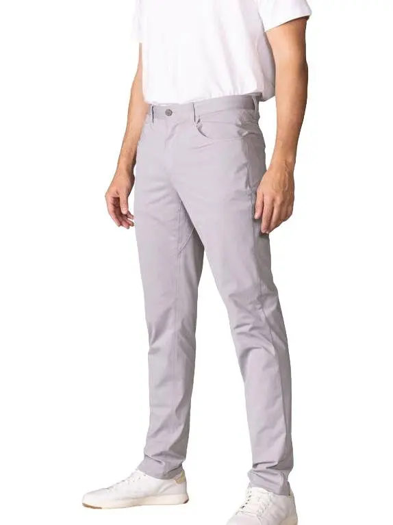 ASHWORTH GOLF 5 Pocket Stretch Warp Pant - Grey