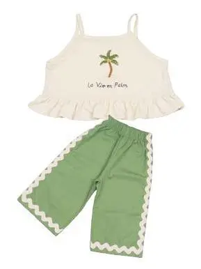WILD WAWA Wide-leg Pant Set - La Vie En Palm