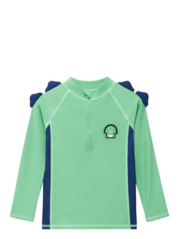 ROARSOME Quarter Zip Rash Vest - Green