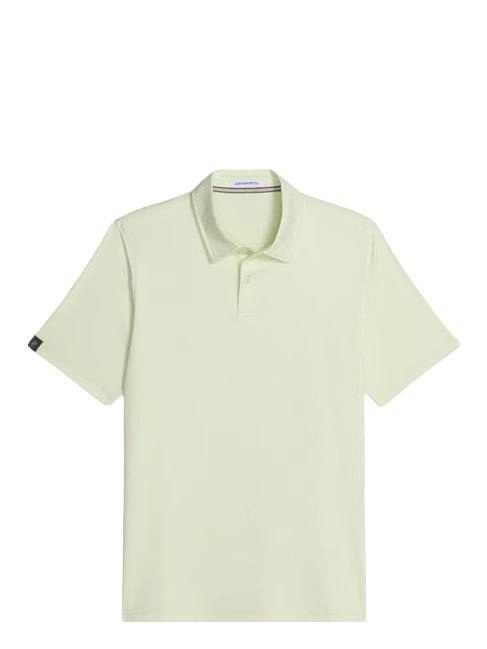 ASHWORTH GOLF Bunker Stripe Polo - Lime/white