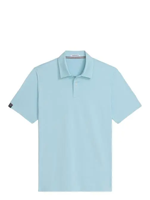 ASHWORTH GOLF Bunker Stripe Polo - Seaside