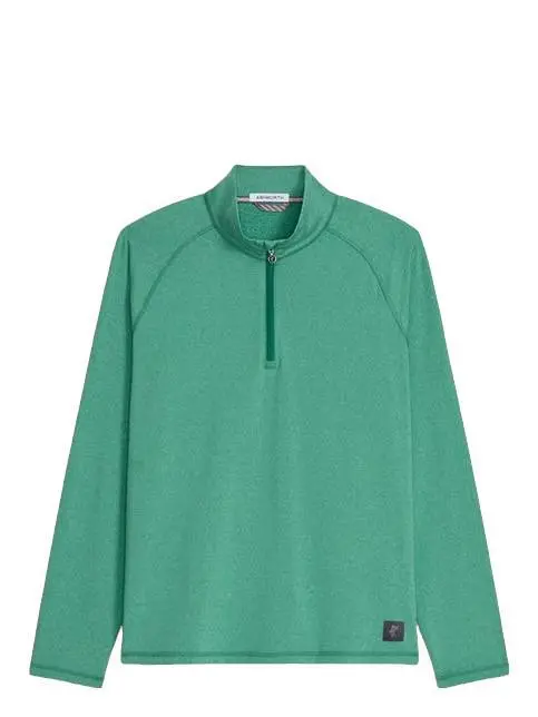 ASHWORTH GOLF Ace Raglan 1/4 Zip - Club Green