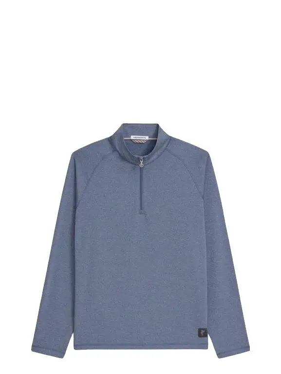 ASHWORTH GOLF Ace Raglan 1/4 Zip - Midnight