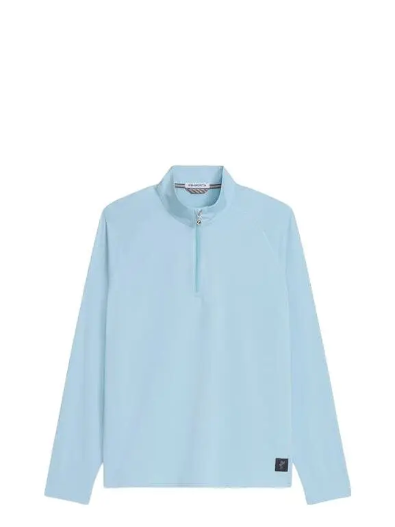ASHWORTH GOLF Ace Raglan 1/4 Zip - Seaside