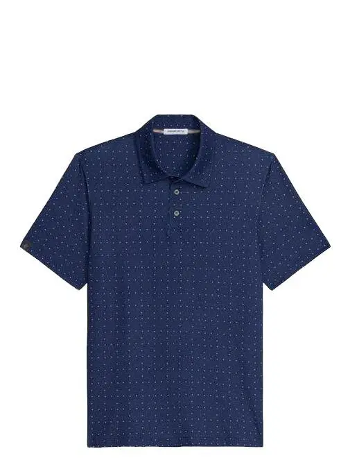 ASHWORTH GOLF Triangle Polo - Driver Navy
