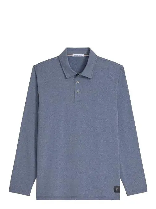 ASHWORTH GOLF Ls Shore Polo - Midnight