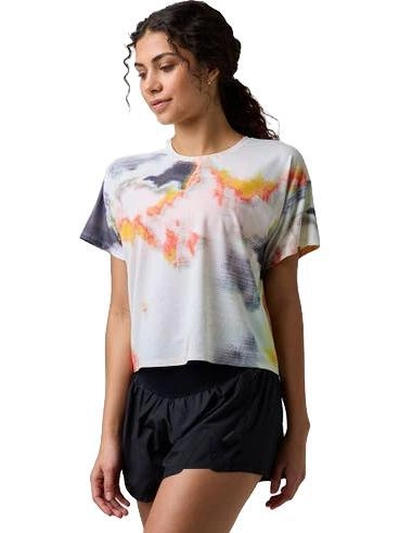 BACKCOUNTRY Wasatch Adventure Run T-shirt - Multi Glitch Print