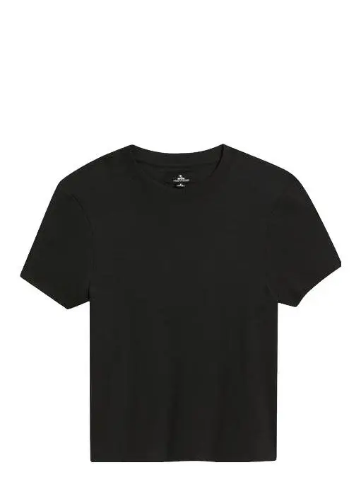Rip Curl Classic Fitted Stretch Cotton T-shirt - Black