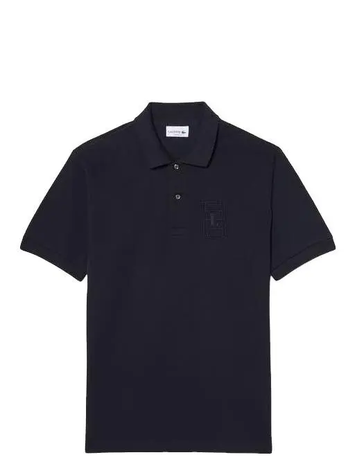 Lacoste Cotton Piquè Polo - Blackbird