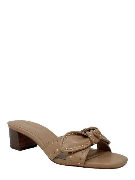 SHU SHOP Guinivere Studded Slide Sandal - Dark Beige
