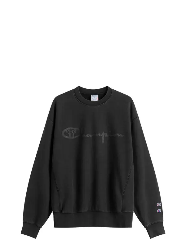 Champion X Aries Decentralised Sweatshirt - Black