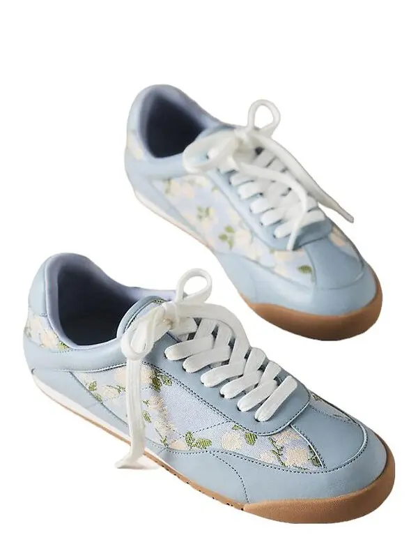 Badgley Mischka Jacquard Sneakers - Light Blue