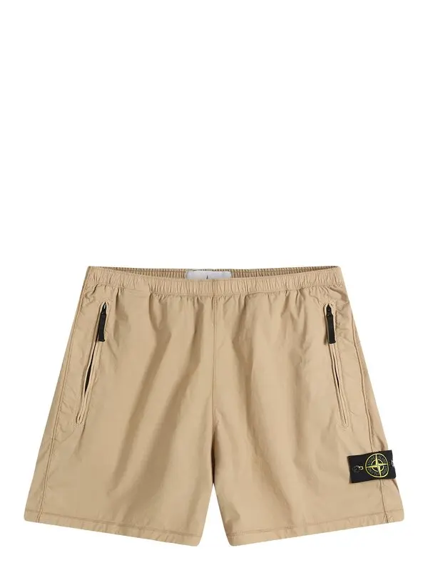 Stone Island Tela Paracadute Shorts - Desert