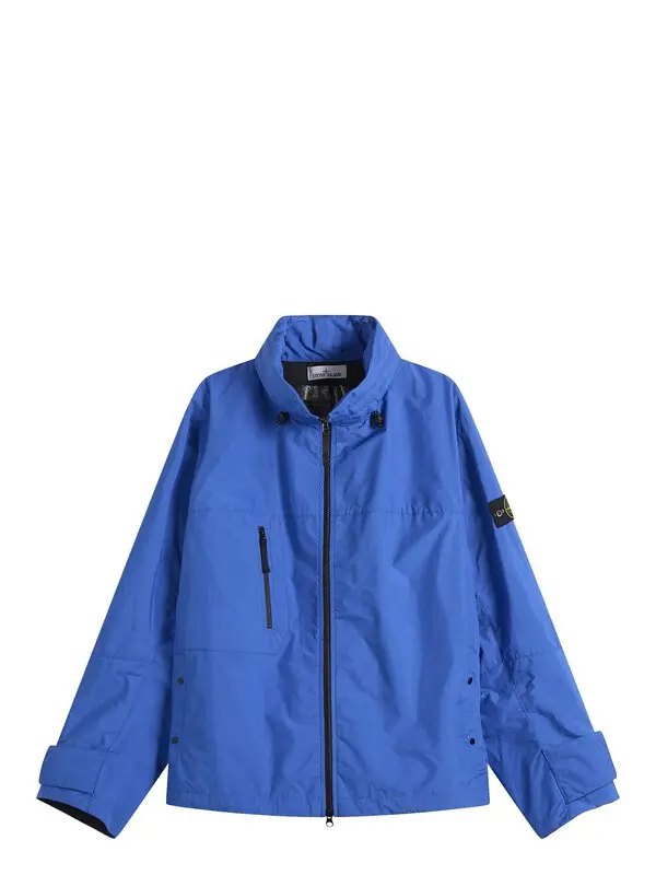 Stone Island Metal Lamina Poly Ripstop Stand Collar Jacket - Bright Blue