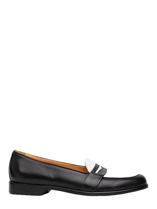 ZELLI ITALIA Alba Penny Loafer - Black/white