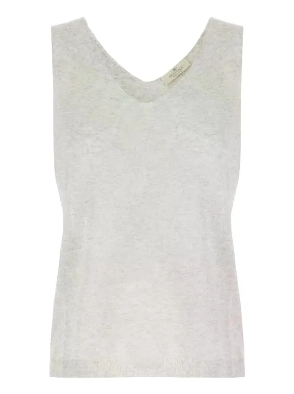 PANICALE V-neck Top - Grey