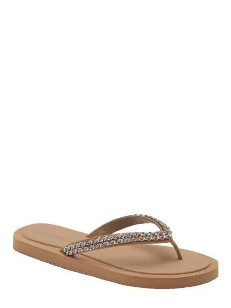 Tory Burch Kira Chain Flip Flop - Almond Flour