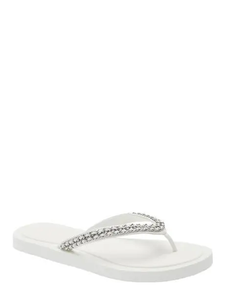 Tory Burch Kira Chain Flip Flop - Bianco