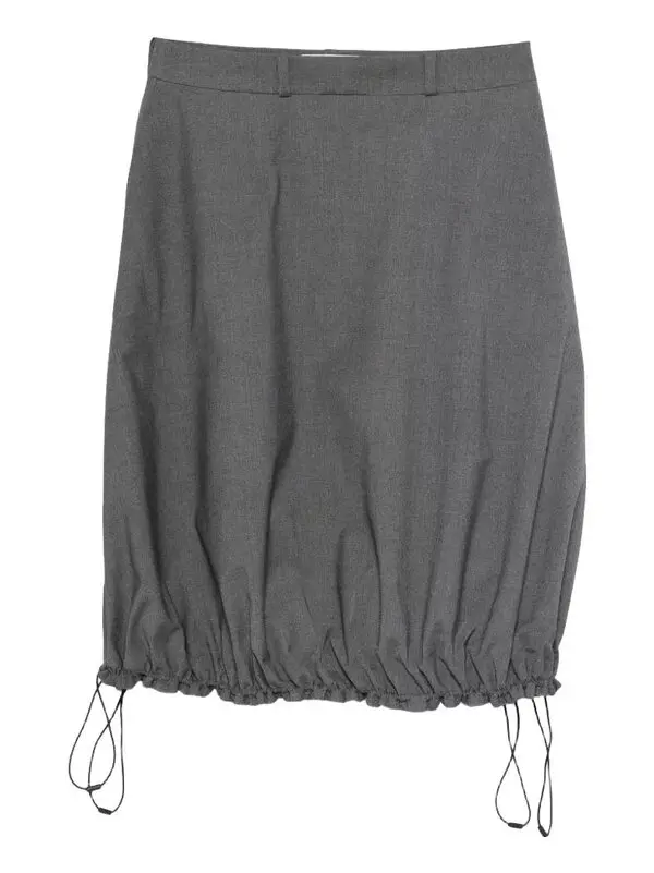 Coperni Balloon-shape Midi Skirt - Grey