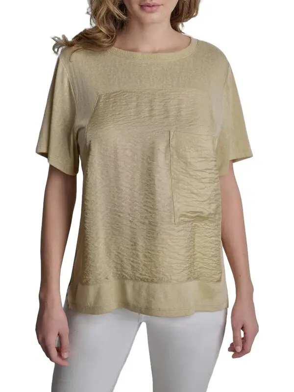 Dkny Mixed Media T-shirt - Mojave Desert