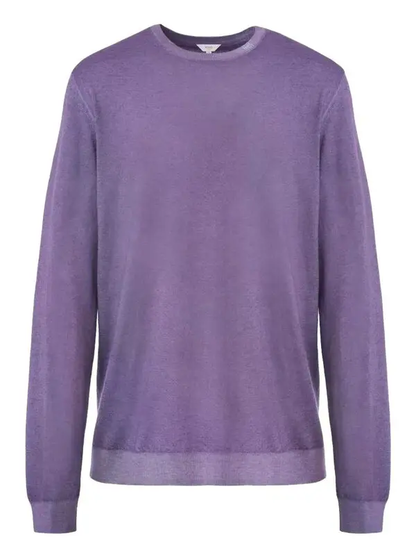 Malo Crew-neck Cashmere Sweater - Purple
