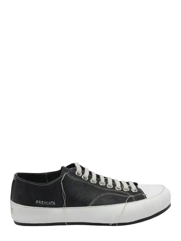 Premiata Mark Low Top Sneakers - Black