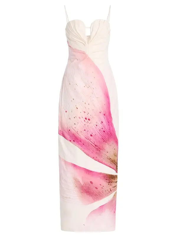 Significant Other Quentin Floral Cotton Maxi Dress - Pink