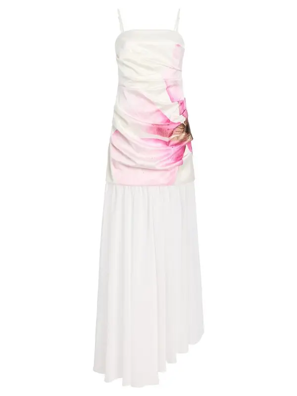 Significant Other Jamila Floral Satin Gown - Pink