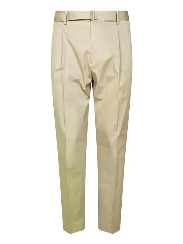 BE ABLE Pleated-detail Belted Trousers - Neutrals