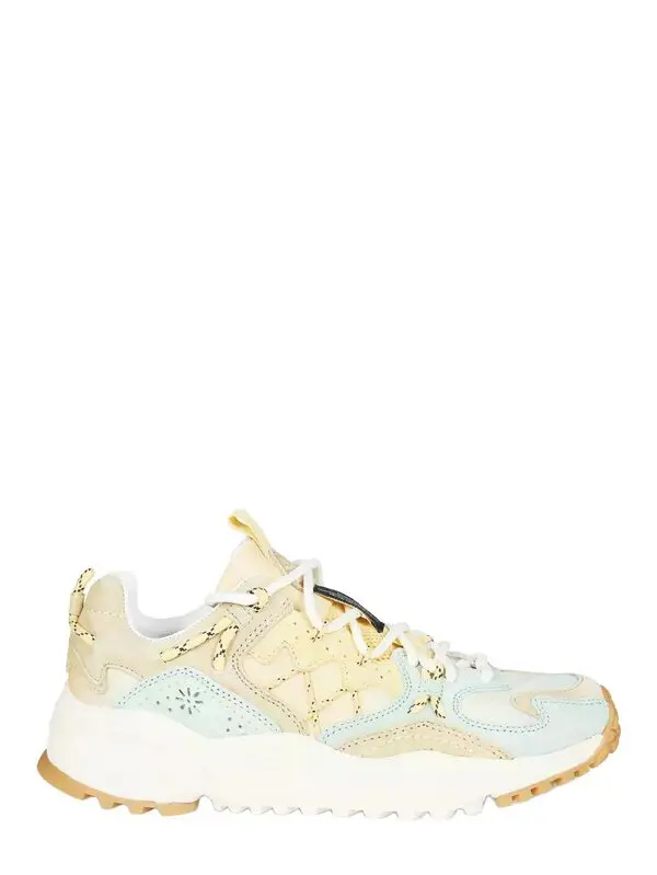 FLOWER MOUNTAIN Yamabushi Panelled Sneakers - Neutrals