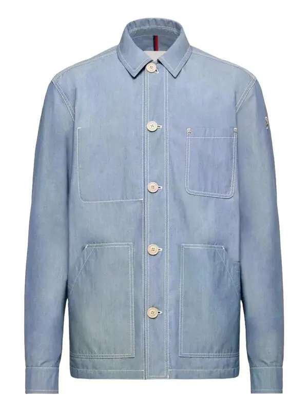 Moncler Elorn Multi-pocket Shirt Jacket - Blue